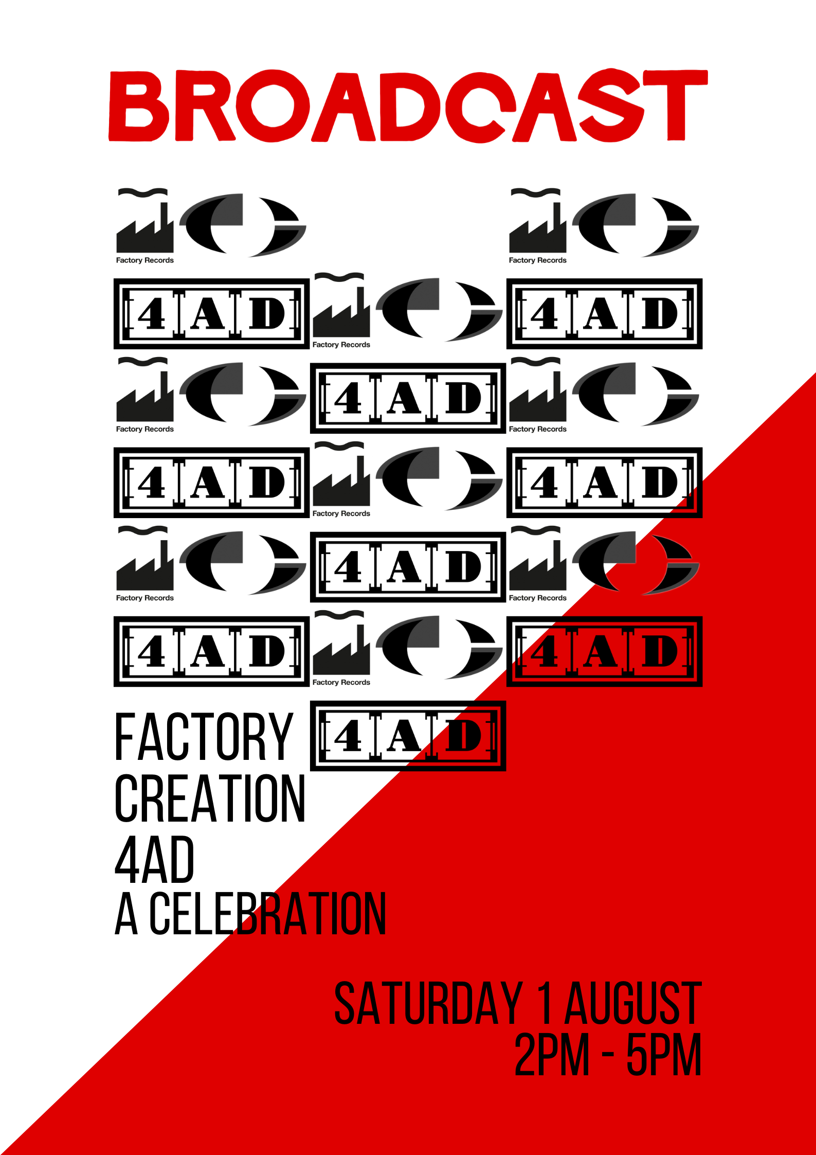 Broadcast » Blog Archive » Factory | Creation | 4AD – A Celebration