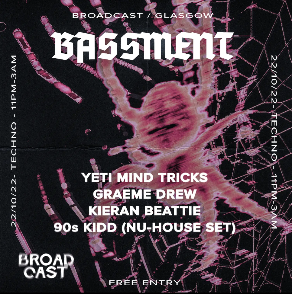 Broadcast » Blog Archive » BASSment w/ Yeti Mind Tricks, Graeme Drew ...